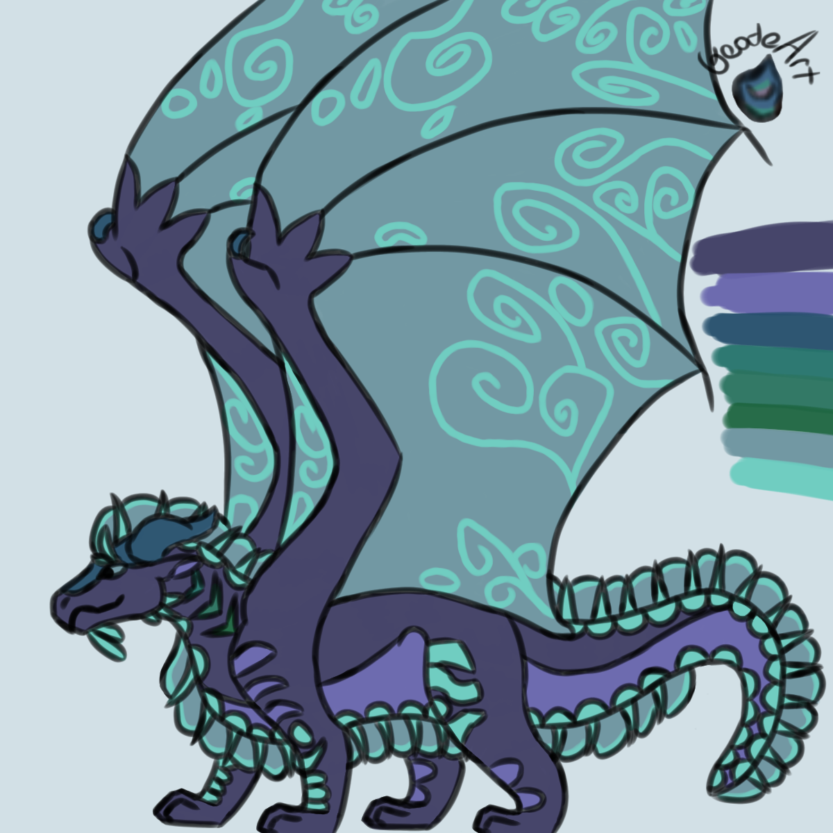 My oc drawings (so far) on artfight :|: Lioden