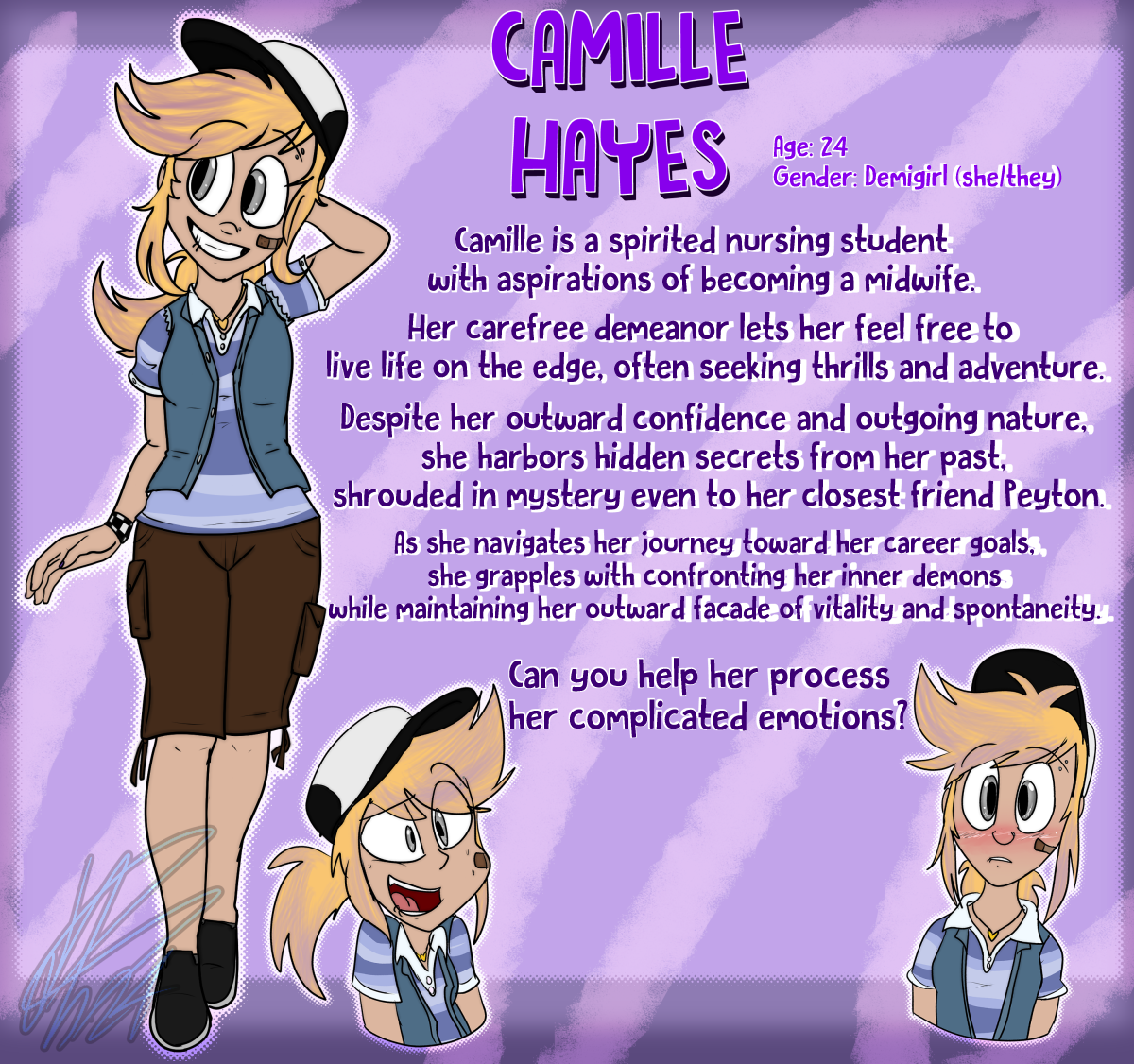 Sara Seferian for Camille Hayes | Casting Call Club